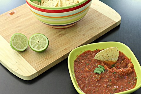 Fire Roasted Tomato Lime Salsa - Belle Vie
