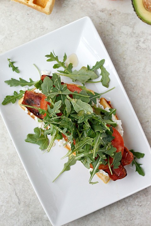 Open Faced Souped-Up BLT - Belle Vie